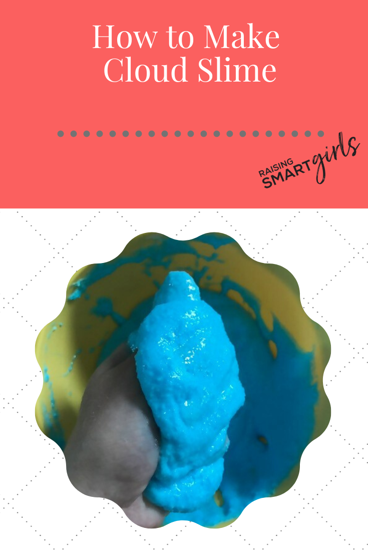 How to Make Cloud Slime | Raising Smart Girls