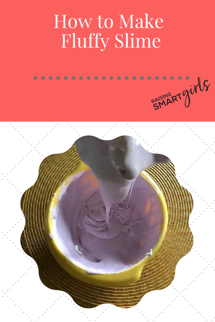 How to Make Fluffy Slime | Raising Smart Girls