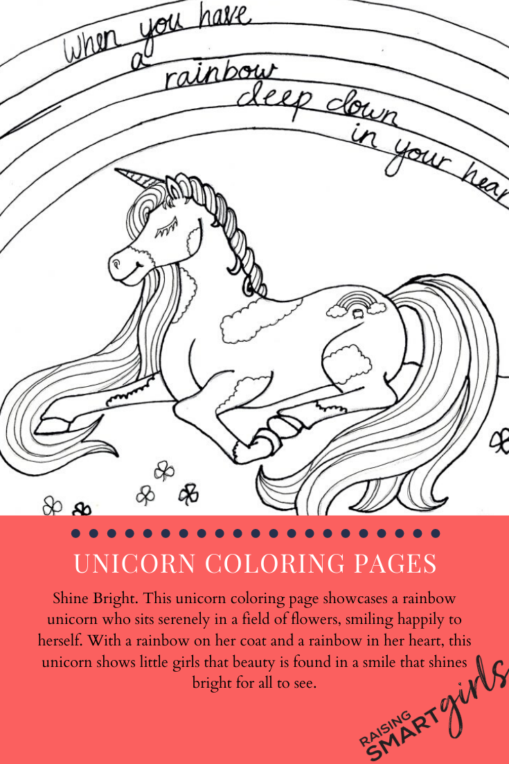 Unicorn Coloring Pages | Raising Smart Girls